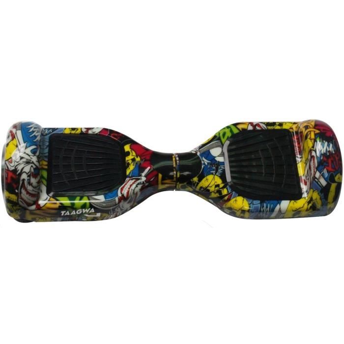 TAAGWAY Hoverboard Gyropode Électrique 6,5" Multico Jaune avec Sac de ...