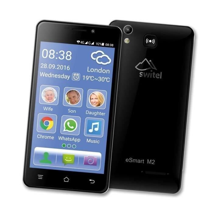 Smartphone sénior 4G SWITEL eSmart M2 - Sonnerie et volume ultra fort ...