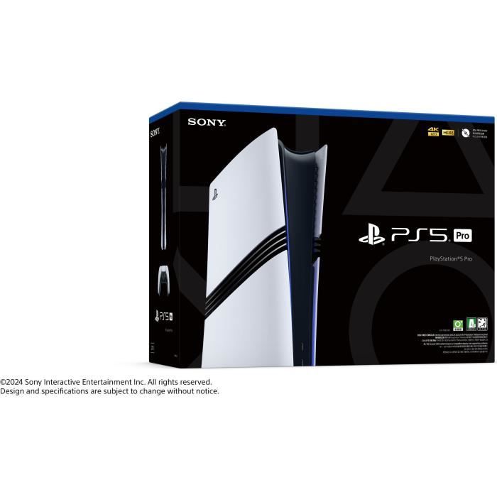 Pack PS5 Pro : Console PlayStation 5 Pro + Lecteur de disques pour ...