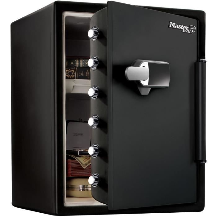 MASTER LOCK Coffre-fort ignifugé et résistant à l'eau (code tactile ...