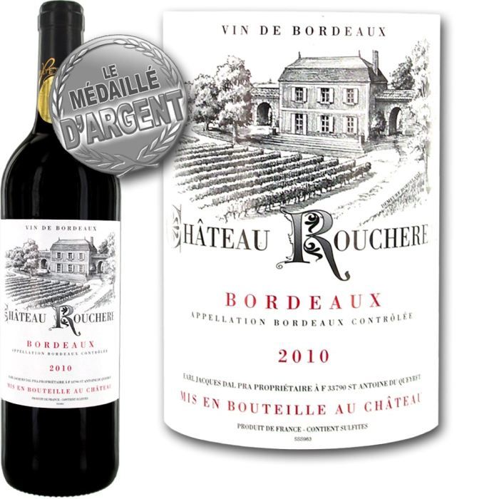 Château ROUCHEREAU 2010 Bordeaux - La cave Cdiscount