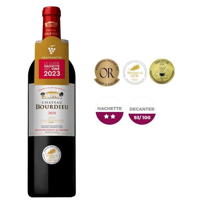 Château Bourdieu 2020 Blaye Côtes de Bordeaux - Vin rouge de Bordeaux ...