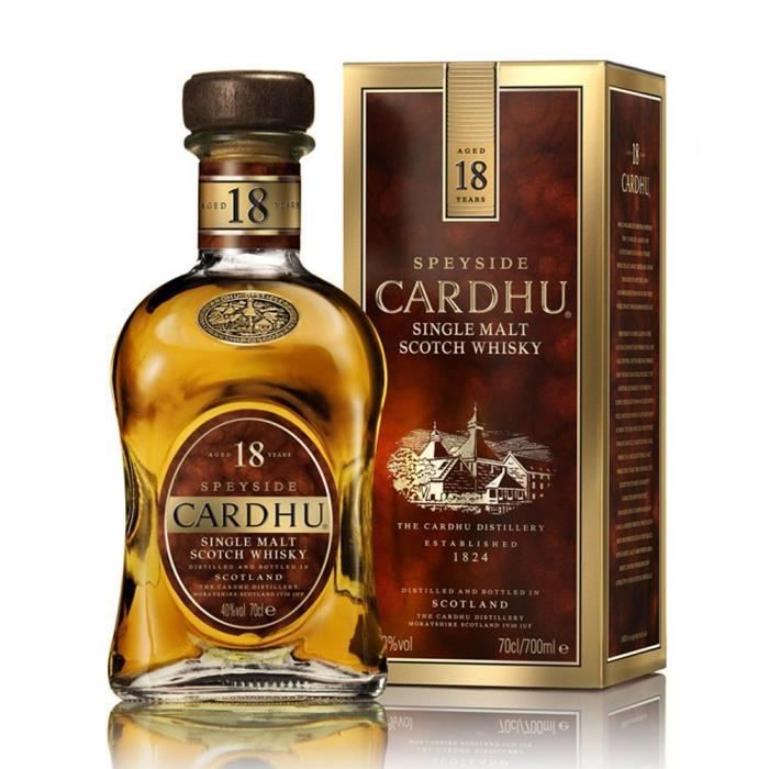 Cardhu 18 ans avec étui - 70cl - Achat / Vente Cardhu 18 ans - Cdiscount