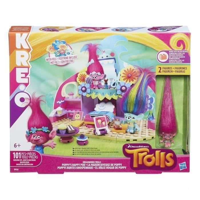 TROLLS - MINI SET - Maison de Poppy - Figurines Poppy et Harper ...