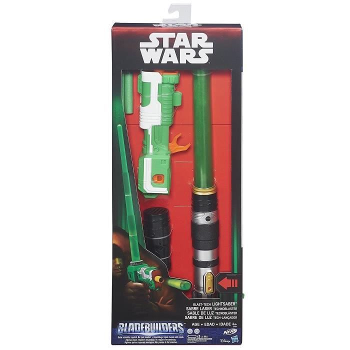 STAR WARS - Sabre Laser avec Blaster Intégré - HASBRO - Personnalisable ...