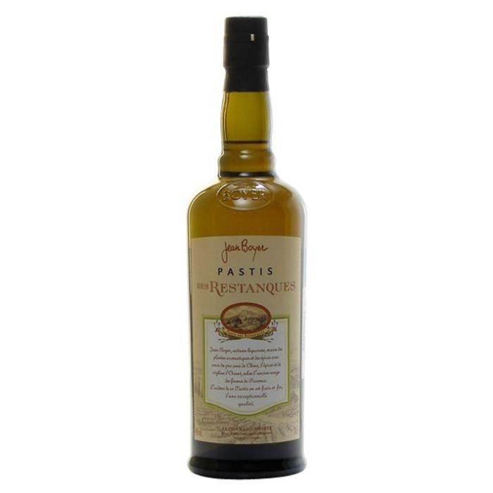 PASTIS DES RESTANQUES 70cl 45° - La cave Cdiscount