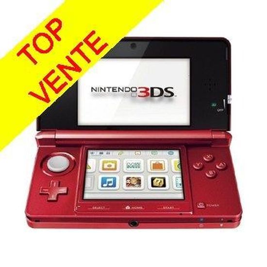Destockage CONSOLE 3DS ROUGE METAL - console 3ds au meilleur prix ...