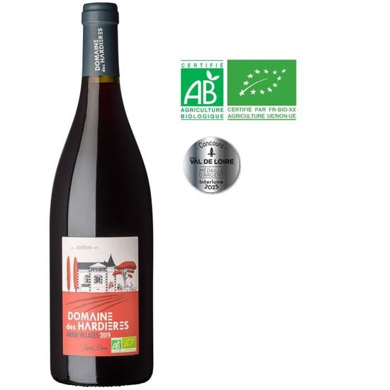 Domaine des Hardières 2019 Anjou Villages - Vin rouge de la Val de ...
