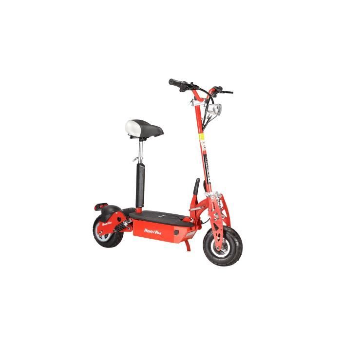 MOOVWAY Trottinette électrique M11 - Moteur 800W - 36V 12Ah - Rouge ...