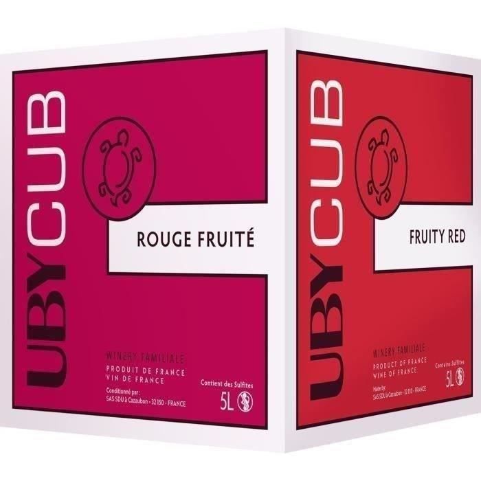 BIB 5L UBY CUB Vin de France vin rouge 2024 - La cave Cdiscount