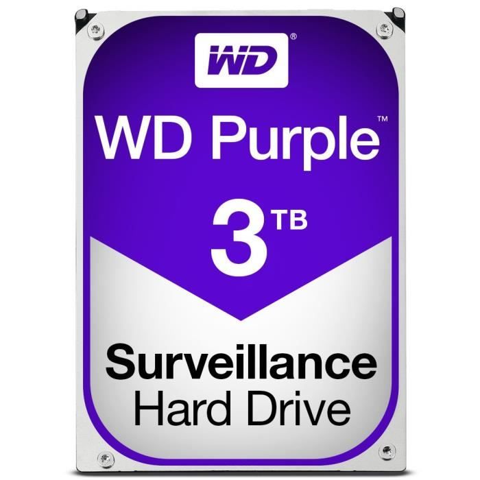 Western Digital HDD Purple WD30PURX - 3To - 64Mo - 3.5" - Cdiscount ...