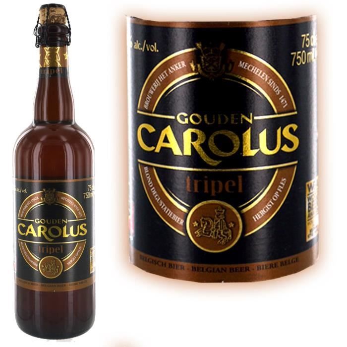 Carolus Triple - Bière Blonde - 75 cl - La cave Cdiscount