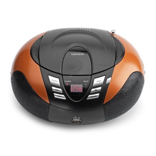 LENCO SCD-37 Orange Radio CD USB MP3 - Cdiscount TV Son Photo