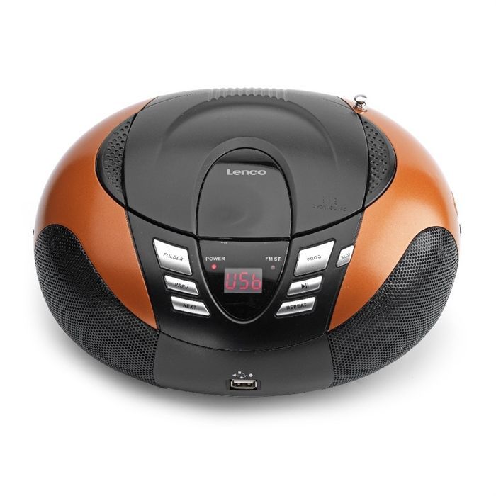 LENCO SCD-37 Orange Radio CD USB MP3 - Cdiscount TV Son Photo