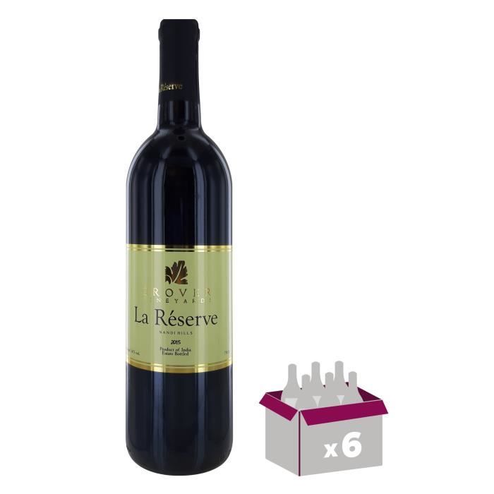 Grover Vineyards La Réserve 2015 Nandi Hills - Vin Rouge d'Inde - La ...