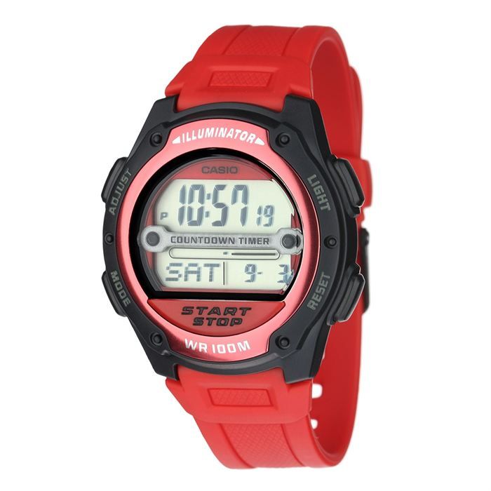 CASIO Montre Multifonction Homme Rouge, - Achat/vente montre Homme ...