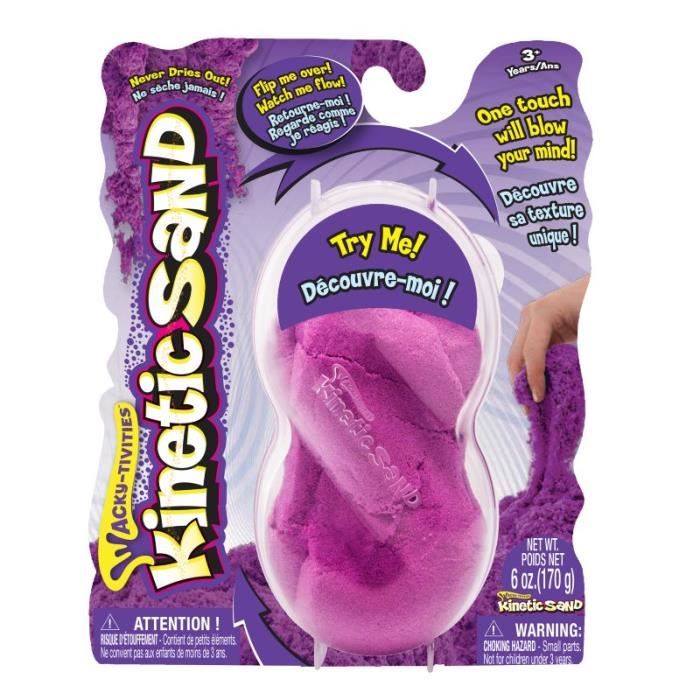 KINETIC SAND - Pack 170G Kinetic Sand Violet - Cdiscount Jeux - Jouets