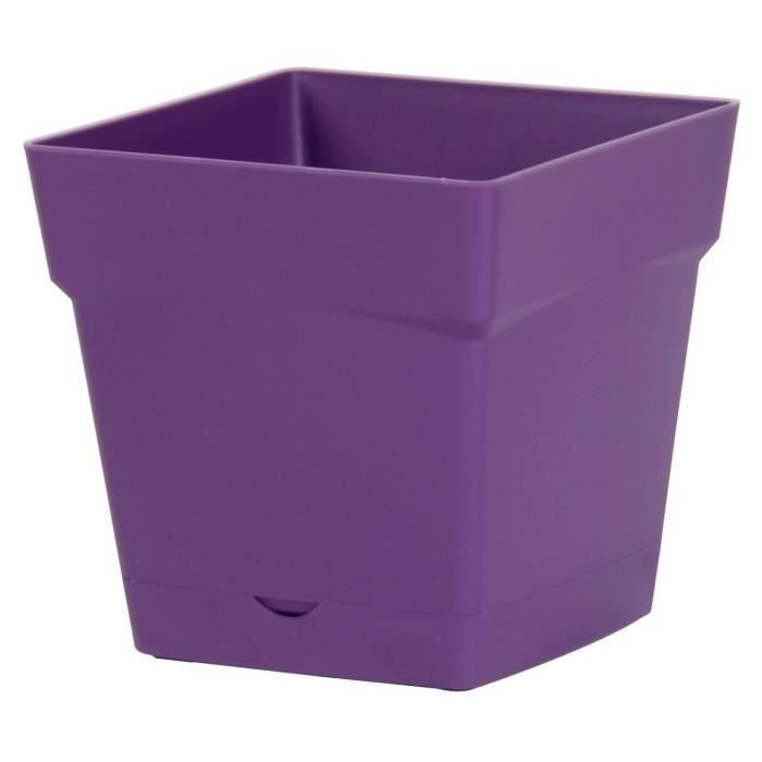 EDA Pot de fleur carré Toscane - 17,4 x 17,4 x H 17,4 cm - 3,4 L ...