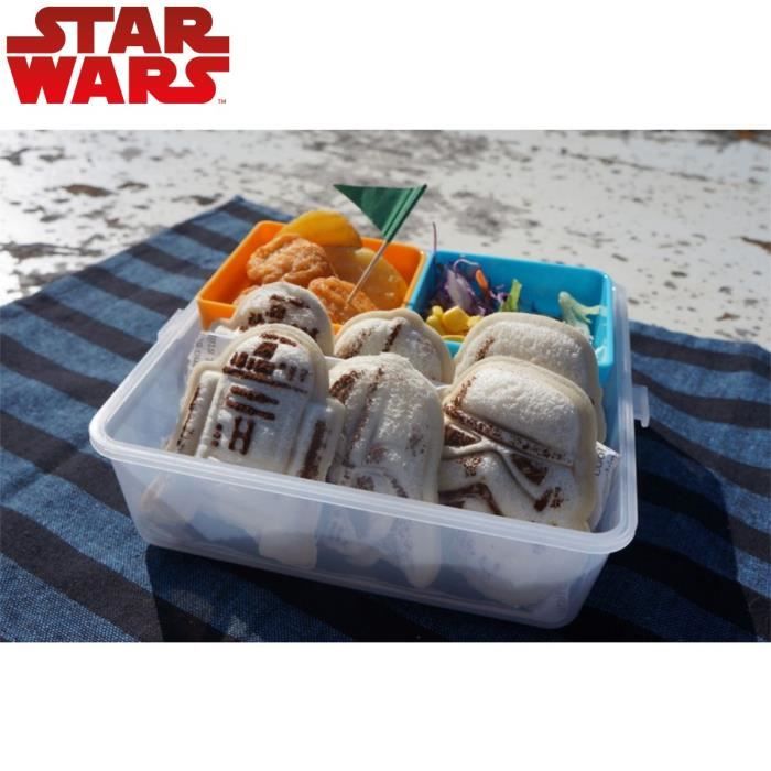 Pack 5 moules à toast Star Wars: BB-8 + Stormtrooper + R2-D2 + Faucon ...