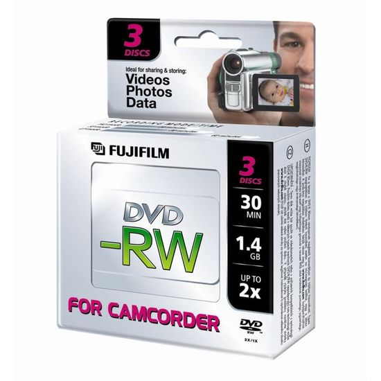 Fujifilm 3 DVD-RW - Cdiscount Informatique