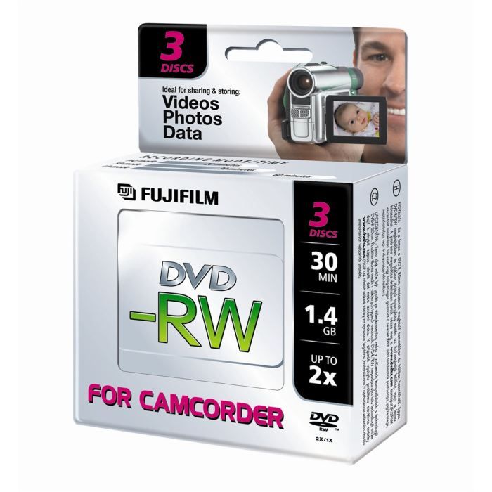 Fujifilm 3 DVD-RW - Cdiscount Informatique