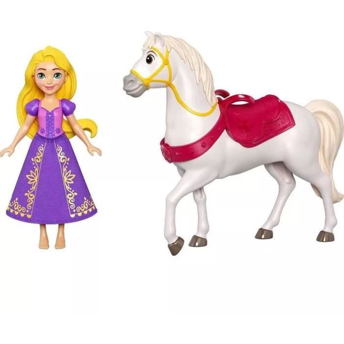 Mini poupée Raiponce et Maximus Disney Princess - 3 ans et ...