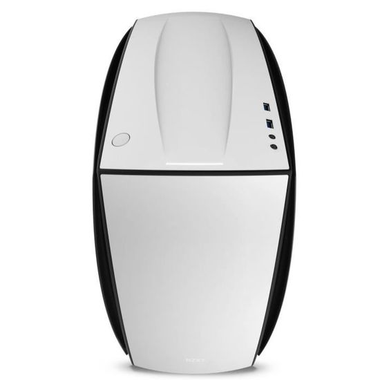 NZXT Manta White/Black mITX Gaming Case - Cdiscount Informatique