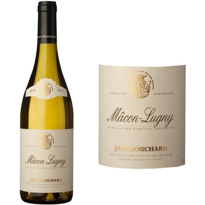 Jean Bouchard Macon Lugny Grand Vin de Bourgogne 2015 - Vin Blanc - La ...