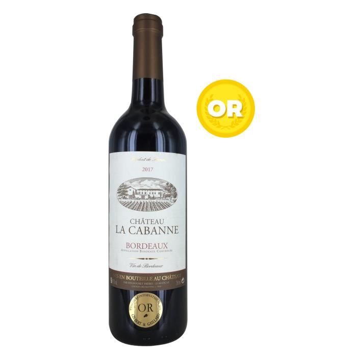 Château La Cabanne 2017 Bordeaux - Vin rouge de Bordeaux - La cave Cdiscount