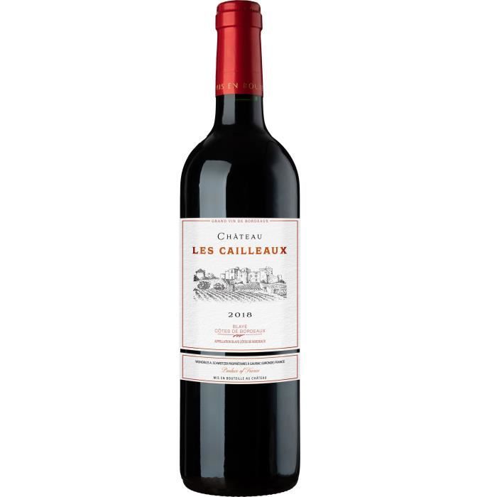 Château Les Cailleaux 2018 Blaye Côtes de Bordeaux - Vin rouge de ...