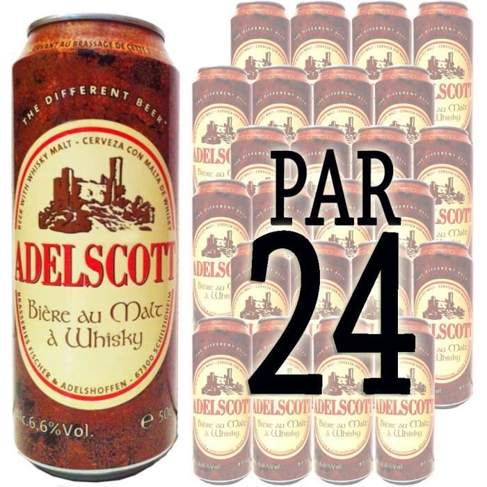 Pack Adelscott 50cl x24 6.6° - La cave Cdiscount