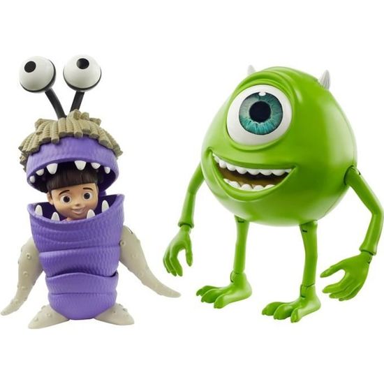 Figurine Bob Razowski et Bouh 10 cm - MATTEL - Monstres & Cie ...