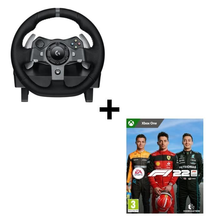 Pack : Logitech Volant de course G920 Driving Force Xbox + F1 22 Jeu ...