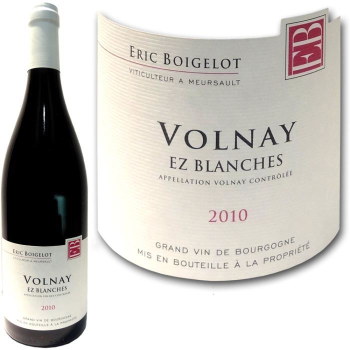 Volnay Domaine Eric Boigelot 2010 - La cave Cdiscount