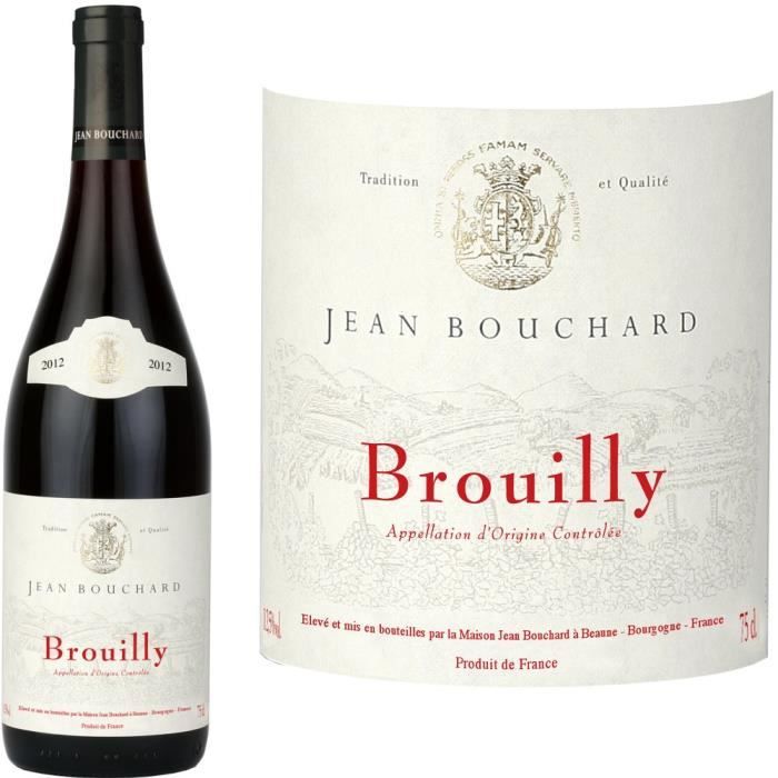Jean Bouchard Brouilly 2012 vin rouge x1 - La cave Cdiscount