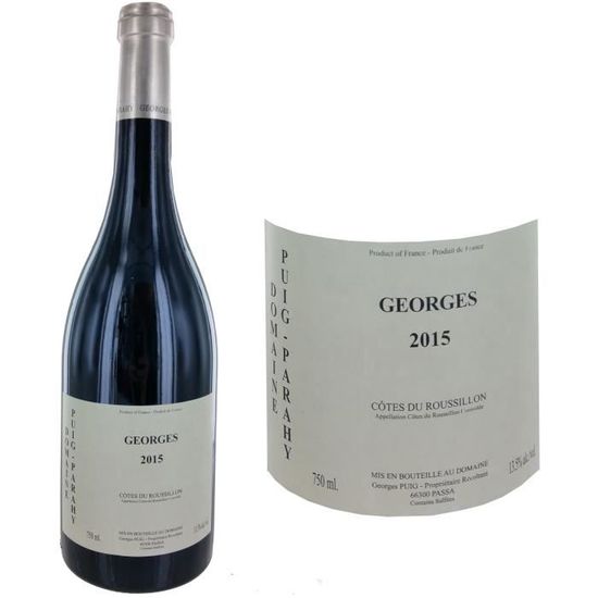 Domaine Puig Parahy 2015 Georges - Vin rouge des Côtes du Roussillon ...