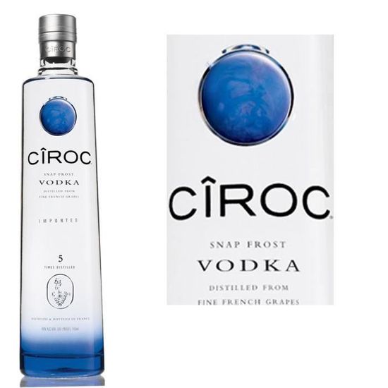 Cîroc 70cl vodka de raisin Ultra Premium - La cave Cdiscount