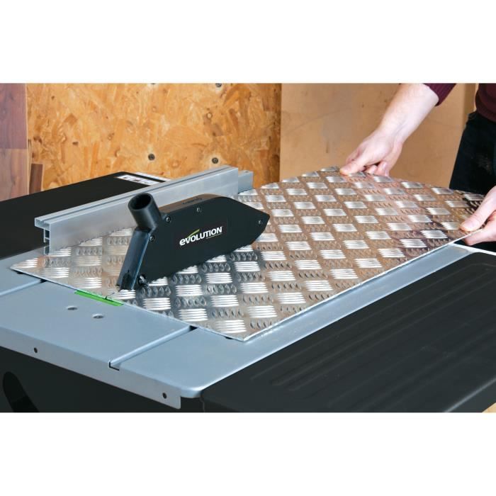 EVOLUTION Scie sur table FURY5s 1300W 255mm - Cdiscount Bricolage