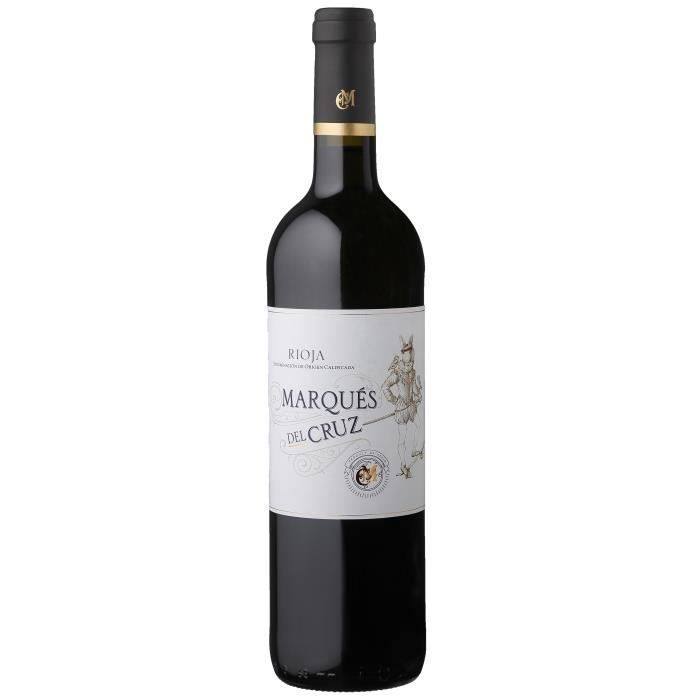 Marqués Del Cruz 2018 Rioja - Vin rouge d'Espagne - La cave Cdiscount