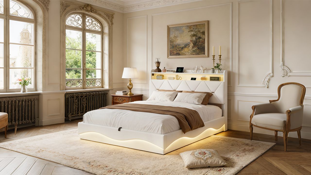 Lit 160x200 cannage - Cdiscount